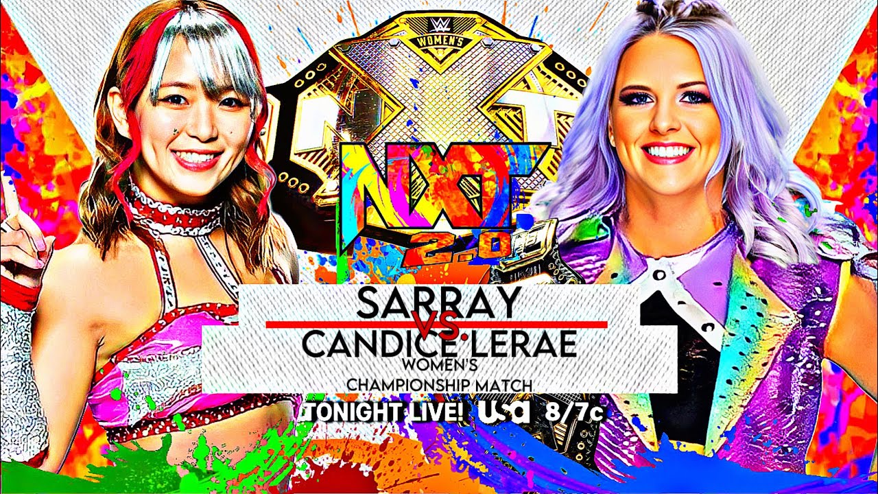 Sarray Vs. Candice LeRae :NXT Title Match |WWE2K22 (Mar29) - YouTube