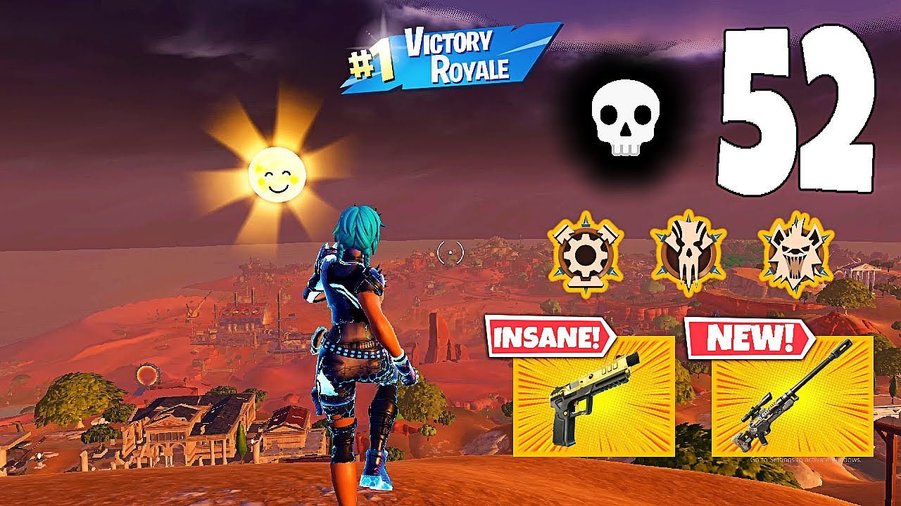 55 Elimination Solo Vs Squads "Zero Build" Gameplay Wins (Fortnite ...