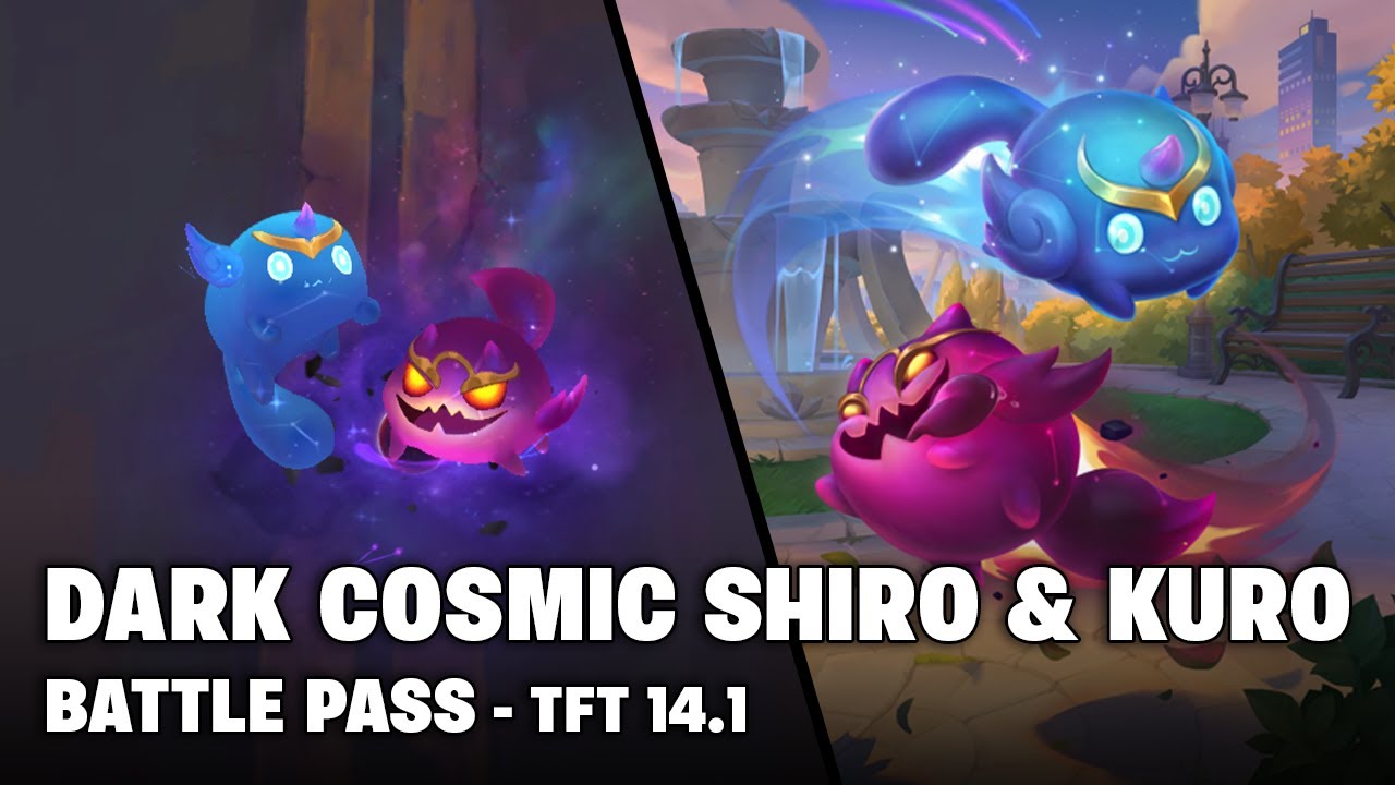 DARK COSMIC SHIRO AND KURO - BATTLE PASS | TFT 14.1 - YouTube