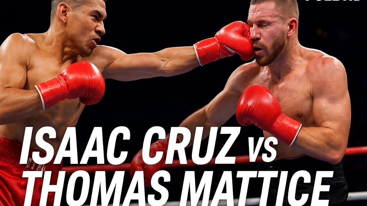 ISAAC CRUZ vs THOMAS MATTICE | Full Destruction Highlights | Brutal ...
