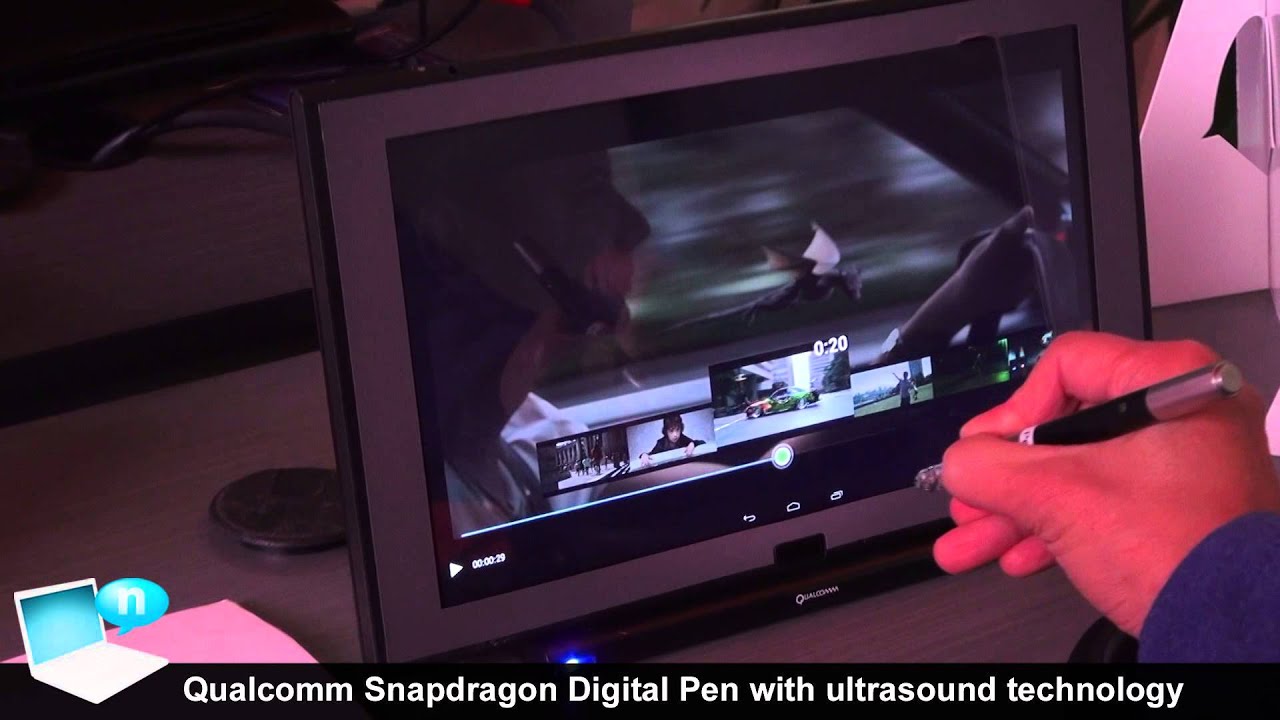 Qualcomm Snapdragon Digital Pen with ultrasound technology - YouTube