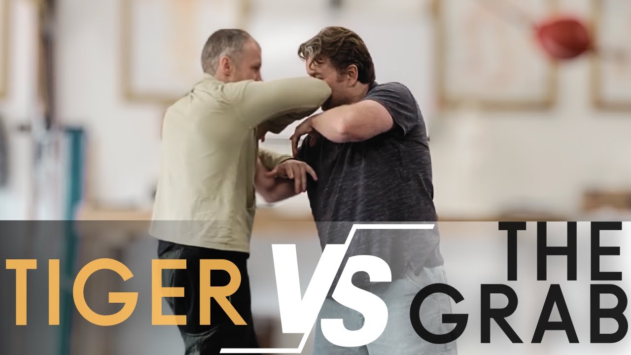Dealing with a Grab Using The Tiger Technique - YouTube