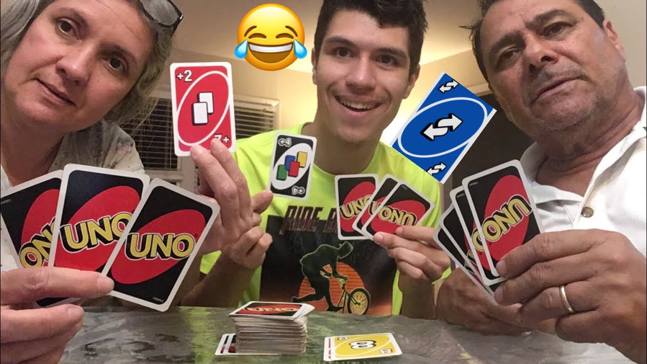 Playing UNO Game (MATCH THE CARDS) - YouTube