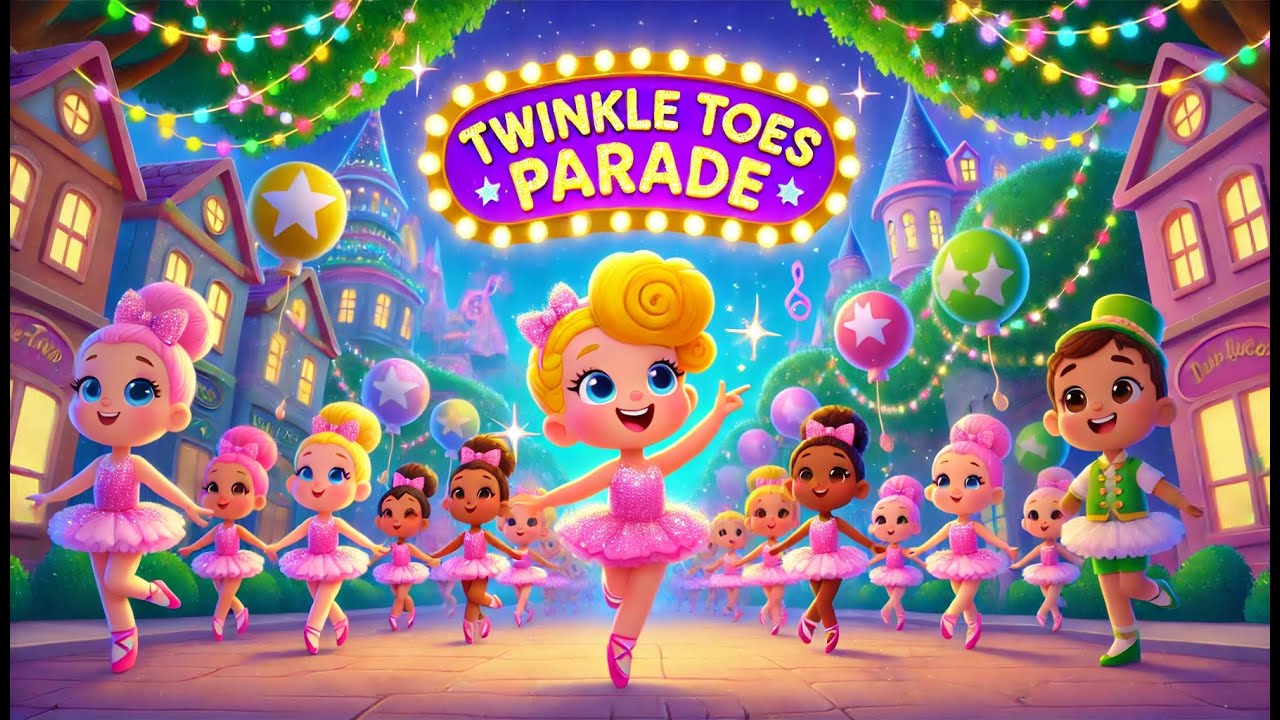 Twinkle Toes Dance Party | Fun Ballet Song for Kids Nursery Rhymes ...