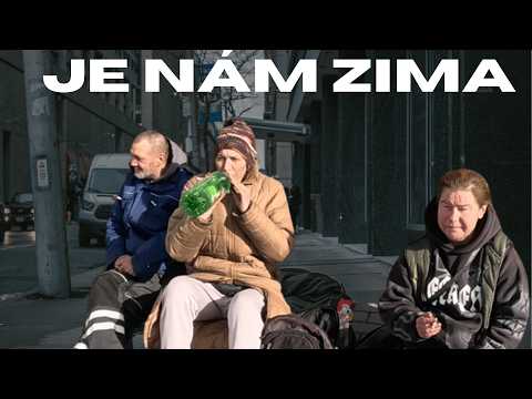 Je nám zima,Jarda šel pomoc s nákupem a Fénixové jsou dál ve městě.