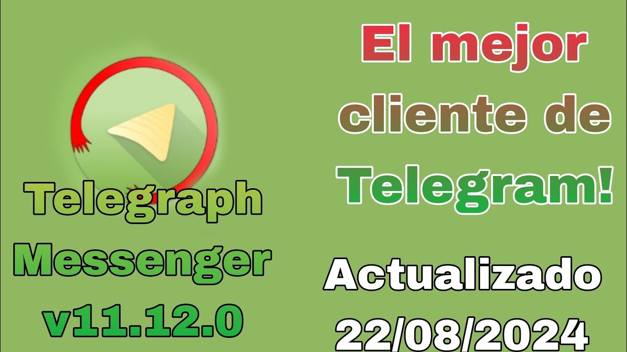 Nueva versión de Telegraph Messenger con la nueva base de Telegram y ...