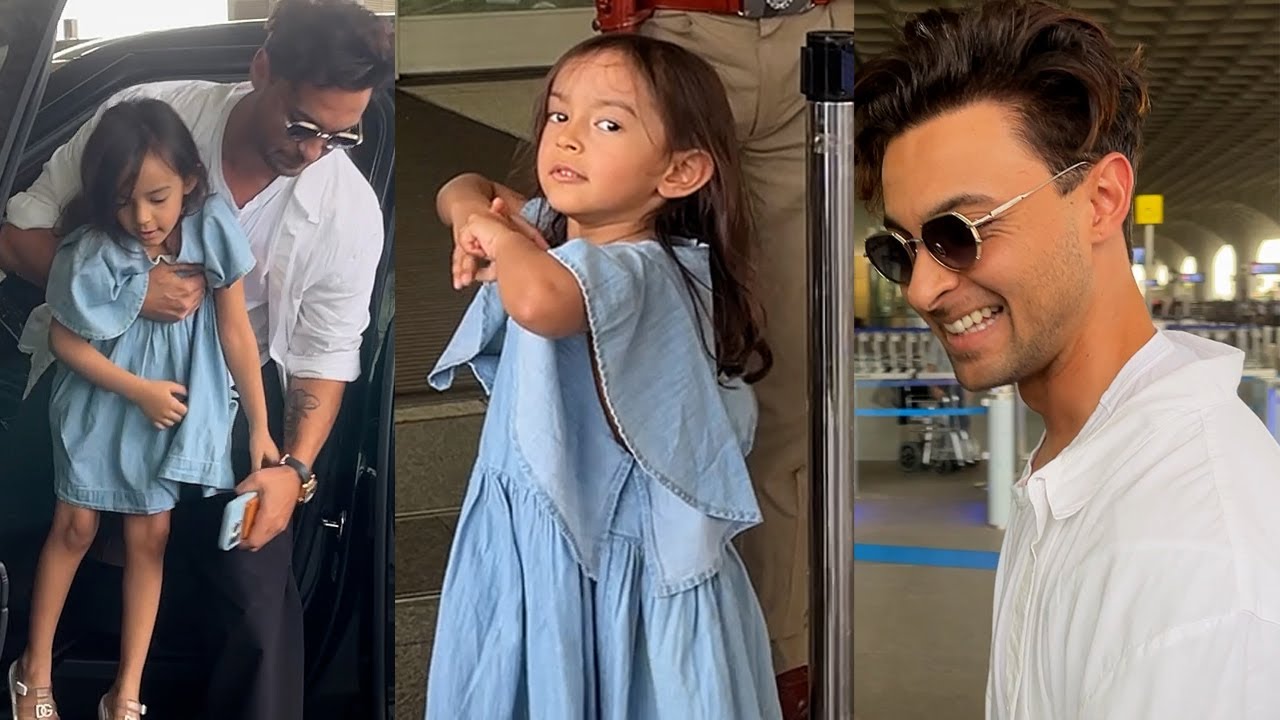 Ayush Sharma And His Little Princess Were Spotted Together At The ...
