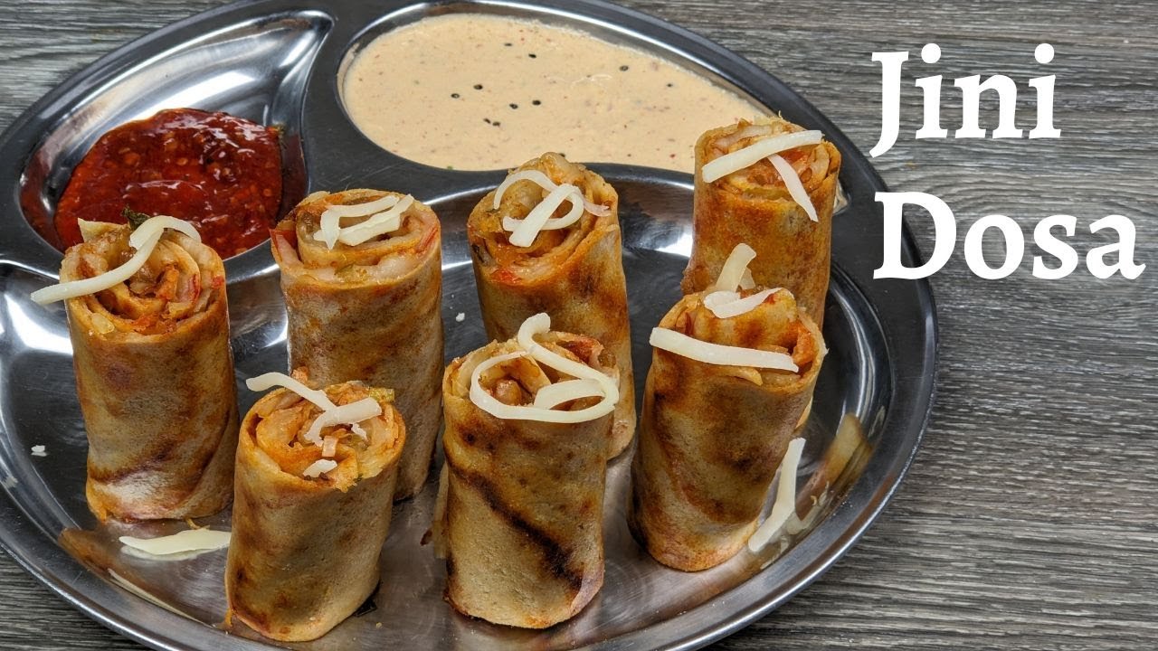 Jini Dosa Recipe | Mumbai Famous Jini Dosa | Tasty & Yummy Mumbai ...