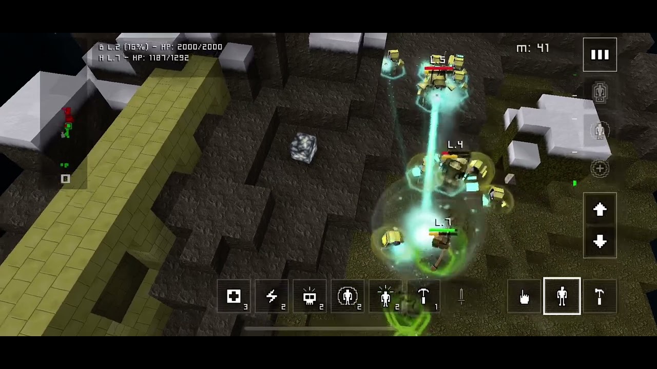 Block Fortress War. Blockoids 4 with weak units as Overlord - YouTube