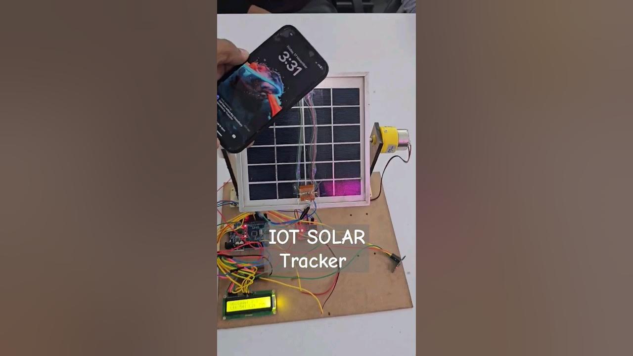 IOT Solar Tracker using Arduino #project #free #iot #ytshorts #trending ...