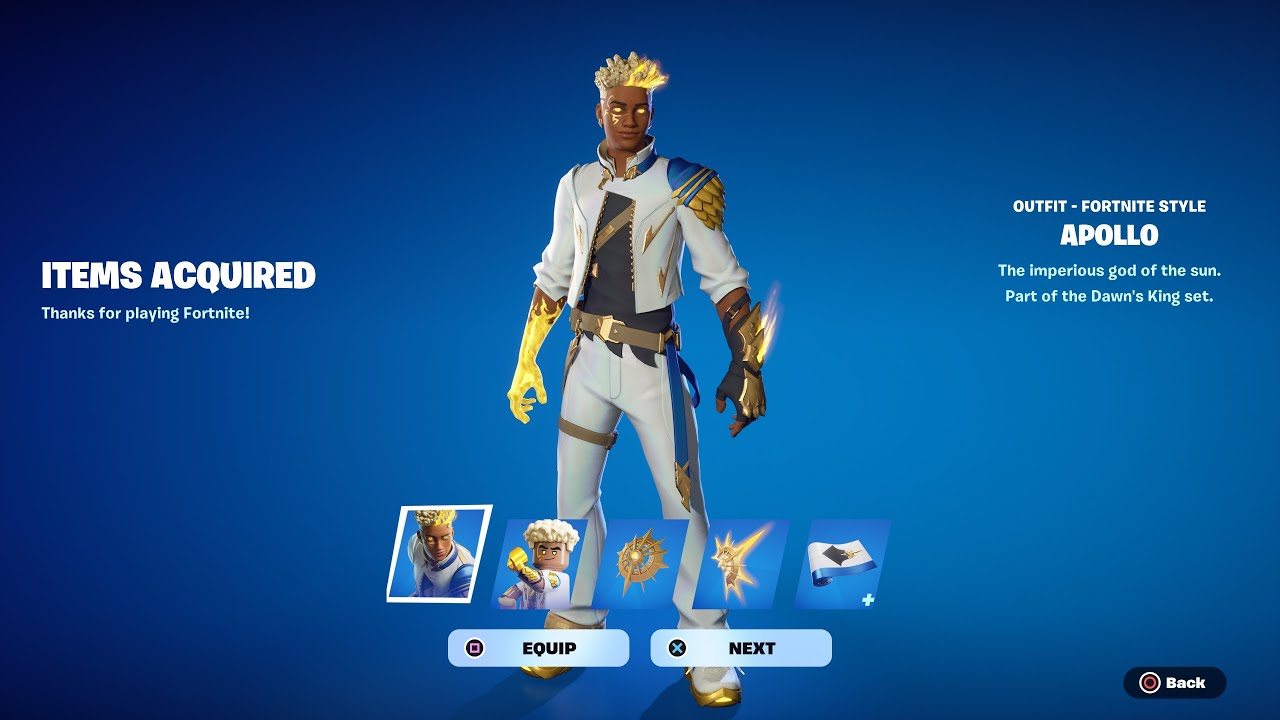 Fortnite Apollo is back! (Fortnite item shop) - YouTube