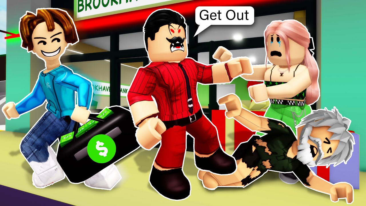 ROBLOX Brookhaven 🏡RP - FUNNY MOMENTS : Peter Rob the Rich Give to the ...