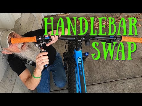 DIY ~ Handlebar Swap Time, 2018 Kona Wozo