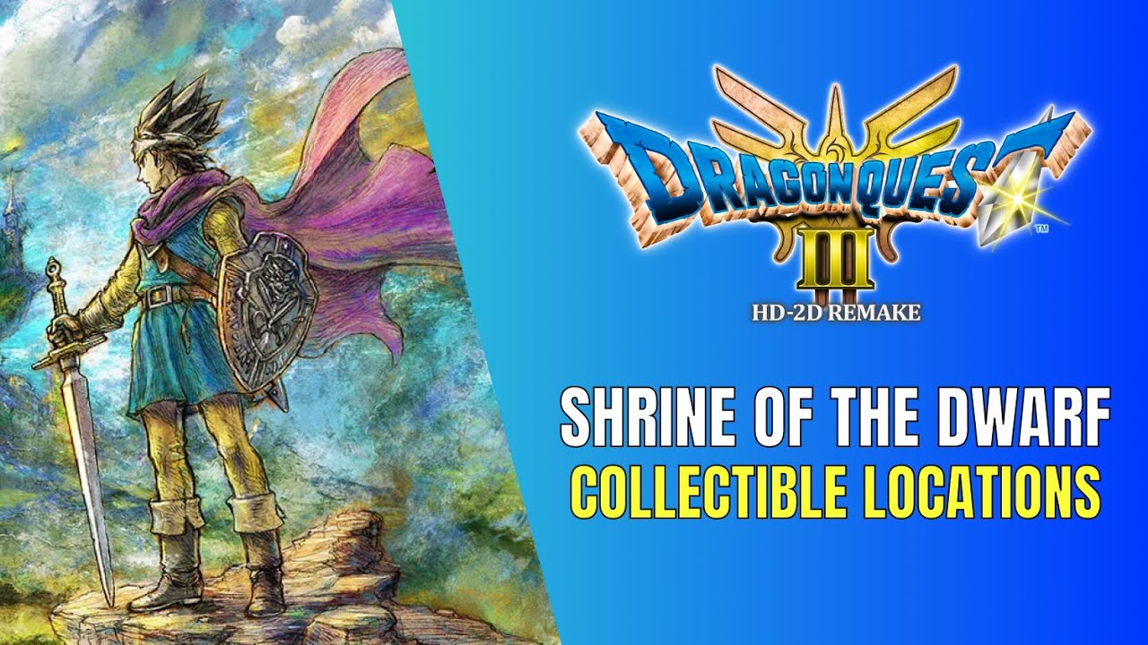Dragon Quest III HD-2D Shrine of the Dwarf All Collectible Locations - 100% Guide - YouTube