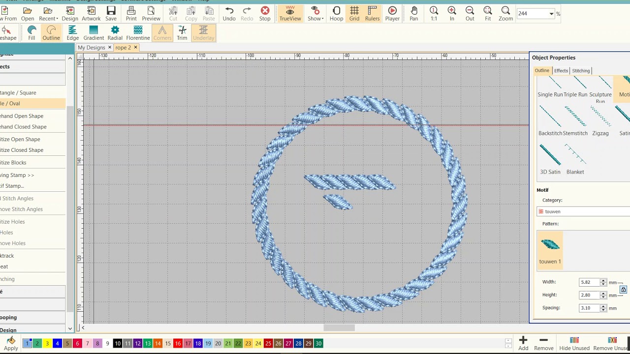 Hatch rope effect - YouTube