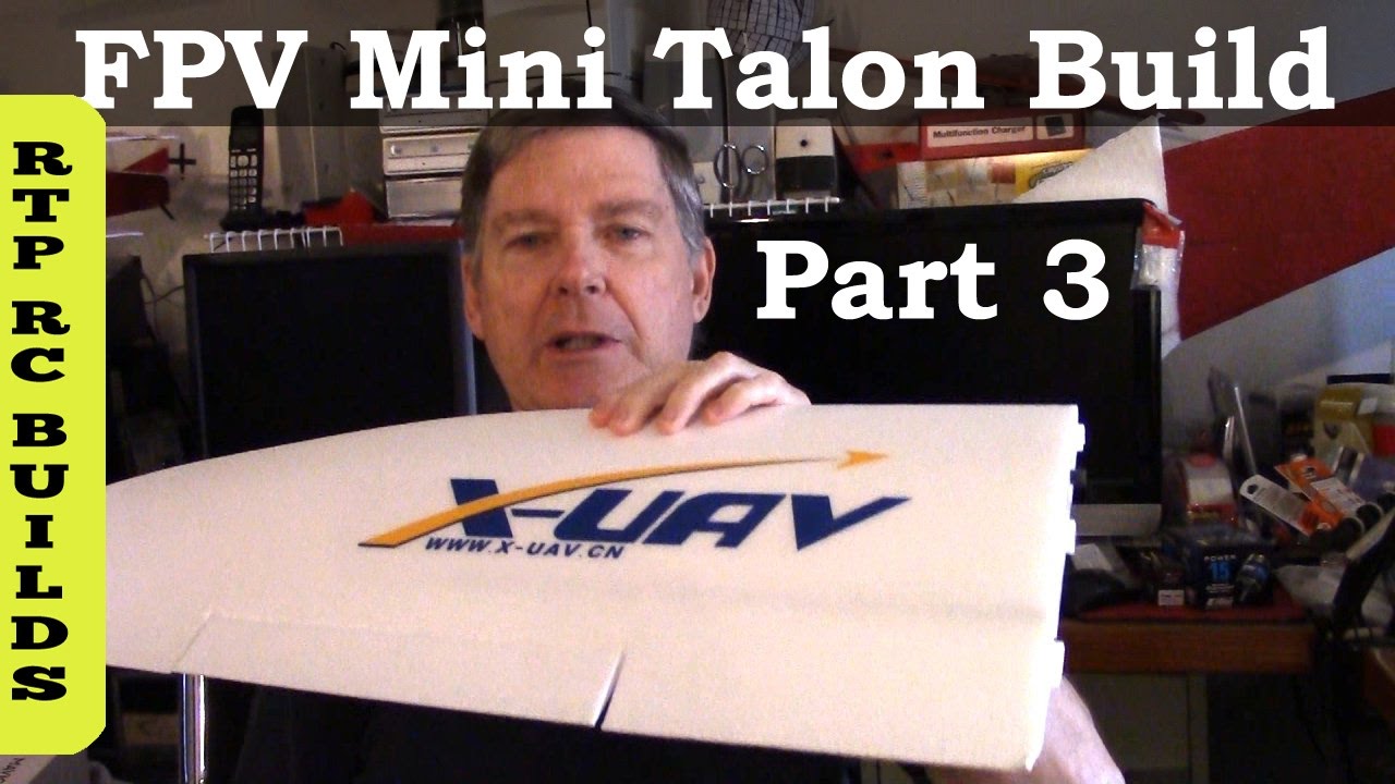 X-UAV Mini Talon FPV Build Part 3 - Servo Install and WTF Kit Surprise ...