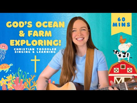 Christian Toddler Farm & Ocean Learning! Scripture, Phonics, Songs, ABC's, Animals