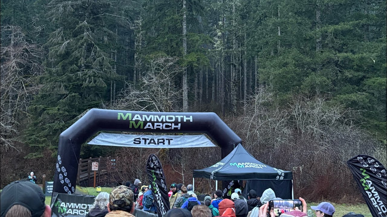 And so it begins!! Mammoth March 2025!! - YouTube