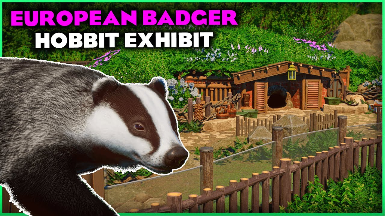 Hobbit Homes for Badgers! | Planet Zoo Europe Pack Speedbuild - YouTube