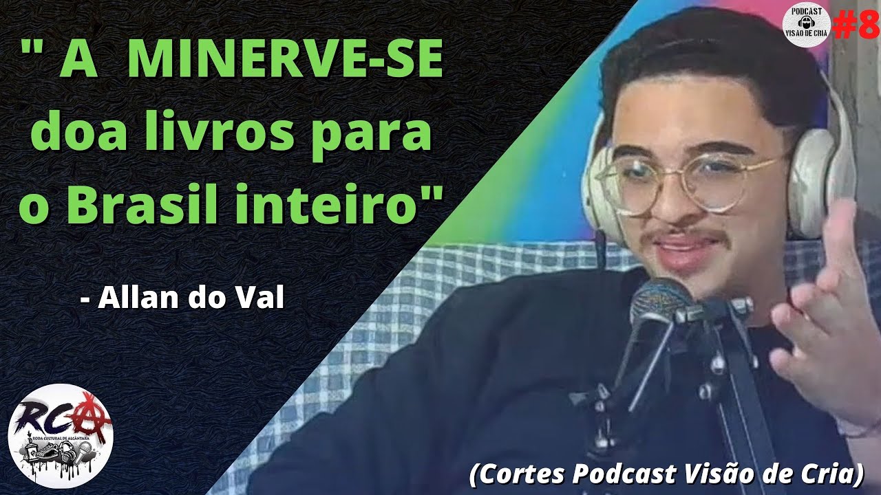ELE REALIZA DOAÇÃO DE LIVROS ONLINE-Allan do Val-[Cortes Podcast Visão ...