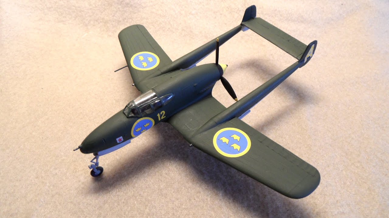 HELLER 1/72 Saab J21 A - A Build In Pictures.... this time without ...