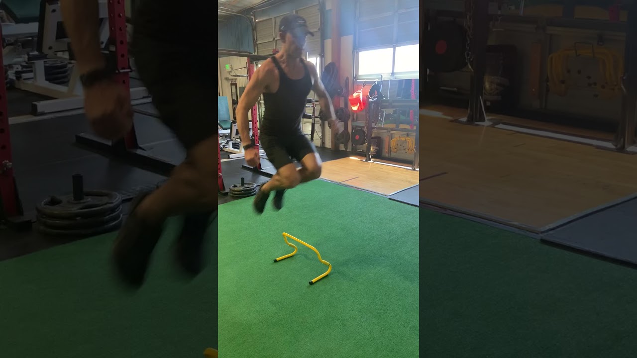 Lateral Hurdle Hops - YouTube