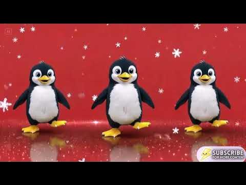TEN LITTLE PENGUINS | Ten little penguins counting song for kids 20 ...