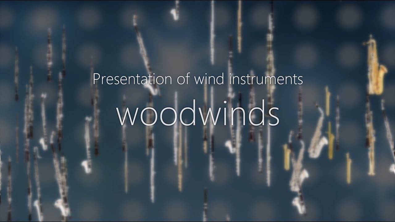 Presentation of Wind Instruments - Woodwinds - YouTube
