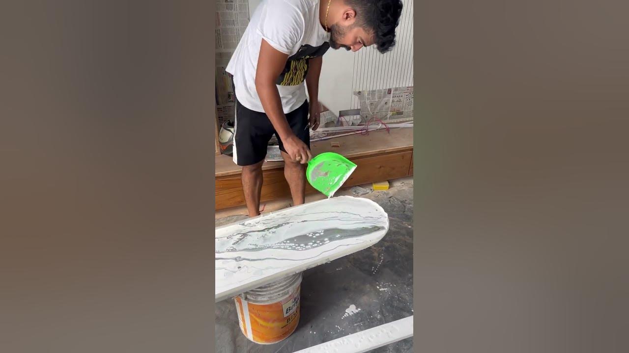 Epoxy console top #Epoxy master Kolkata - YouTube