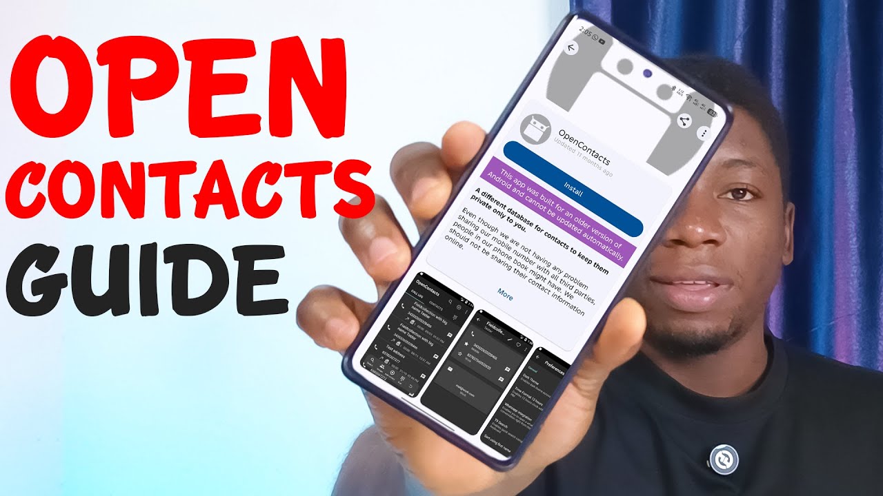 How to Use Open Contacts App - Create Seperate Android Contacts List ...