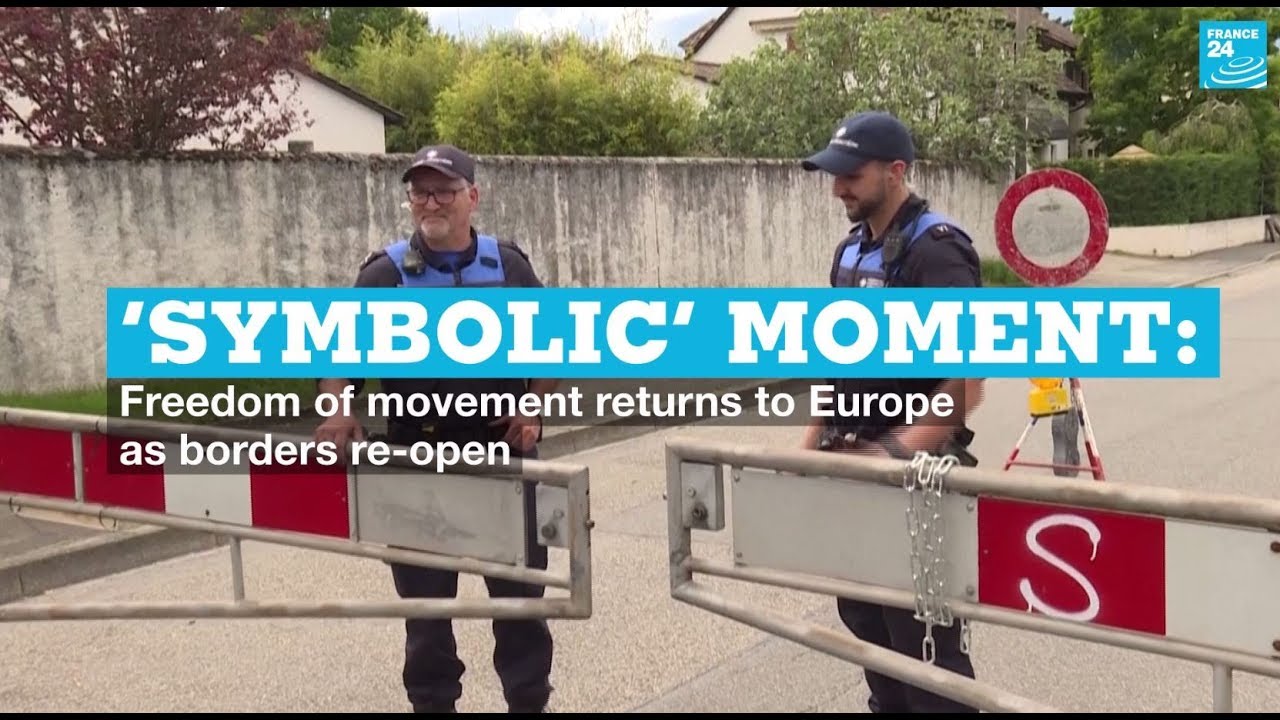 ‘Symbolic’ moment: Freedom of movement returns to Europe as borders re ...