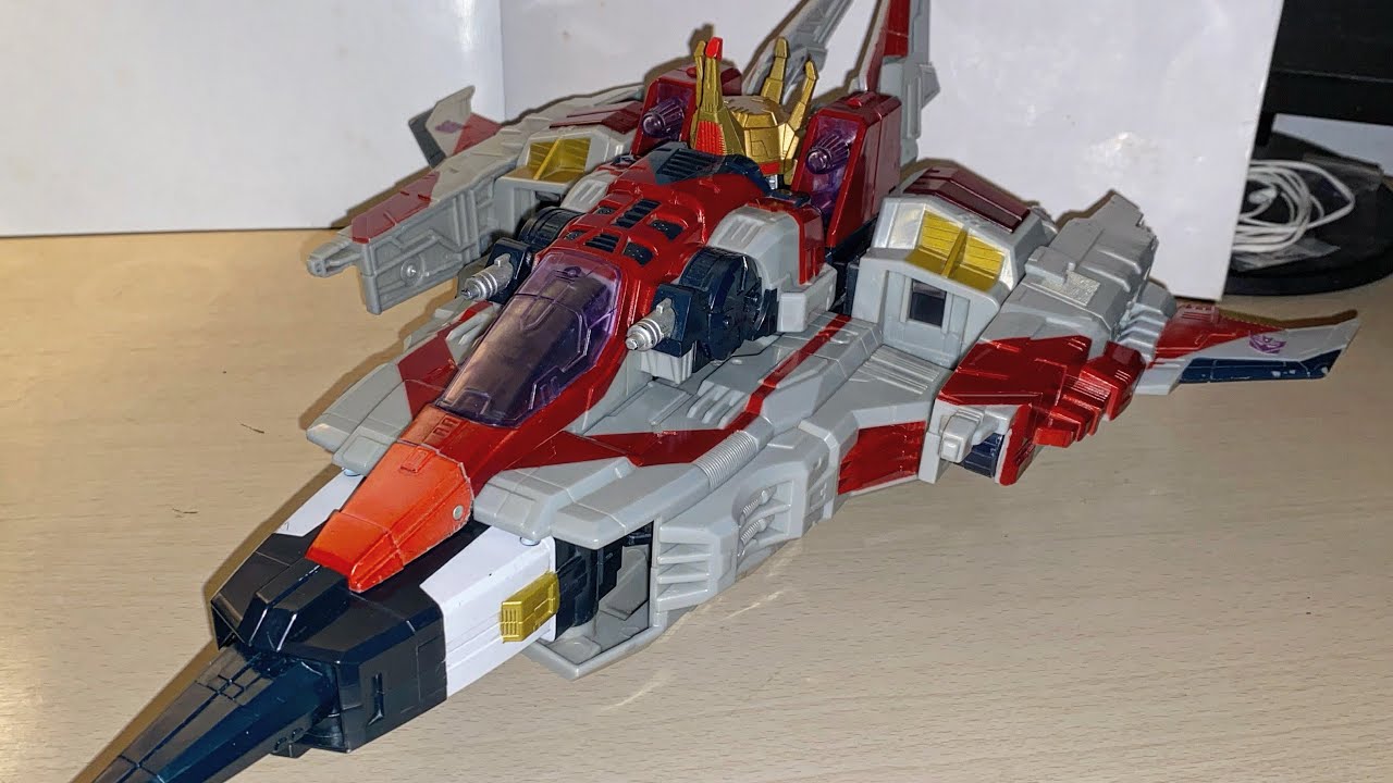 2005 Transformers Cybertron Supreme Class Starscream Review! - YouTube