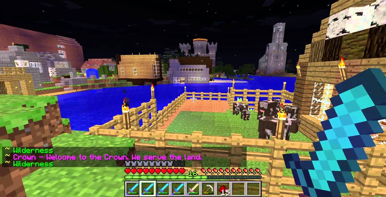 Minecraft server. Snow! IP in desc. - YouTube