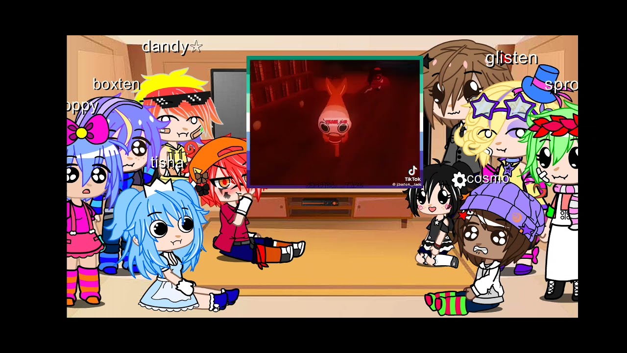 Dandys world react to themselves part 2 :0 #dandysworld #gacha #fyp # ...
