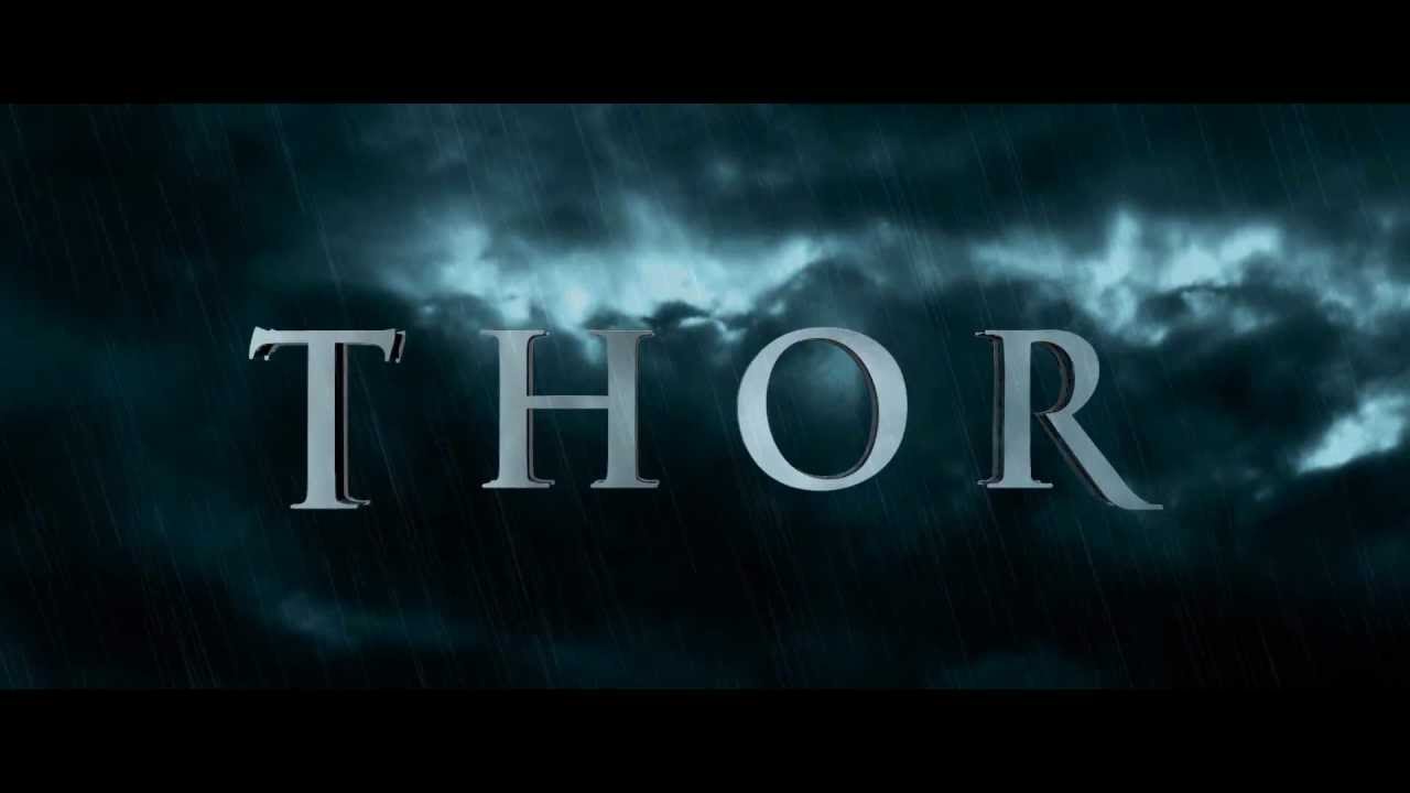 THOR Movie Title created in Cinema4D and AE - YouTube