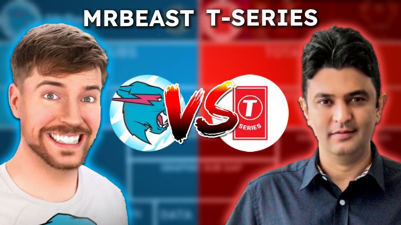 MrBeast VS T-Series (THE FINAL BATTLE) | Subscribers 2006 - 2024 - YouTube