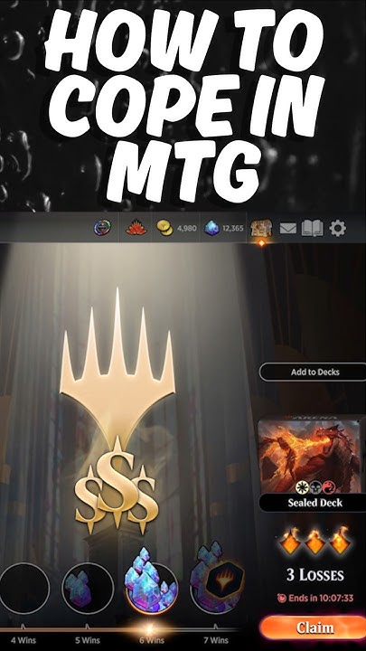 How to Cope in Arena #mtg #mtga #arenaopen - YouTube