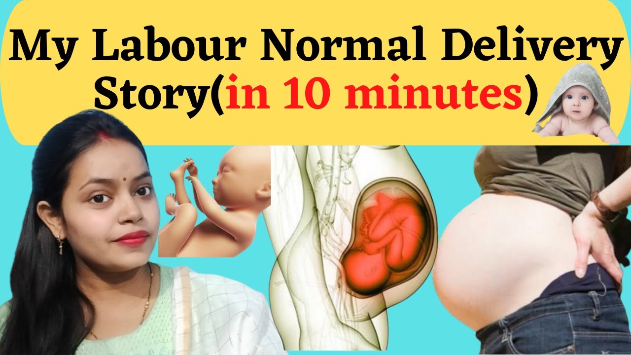 My First Pregnancy Labor & Normal Delivery Story | Emotional Moment ...