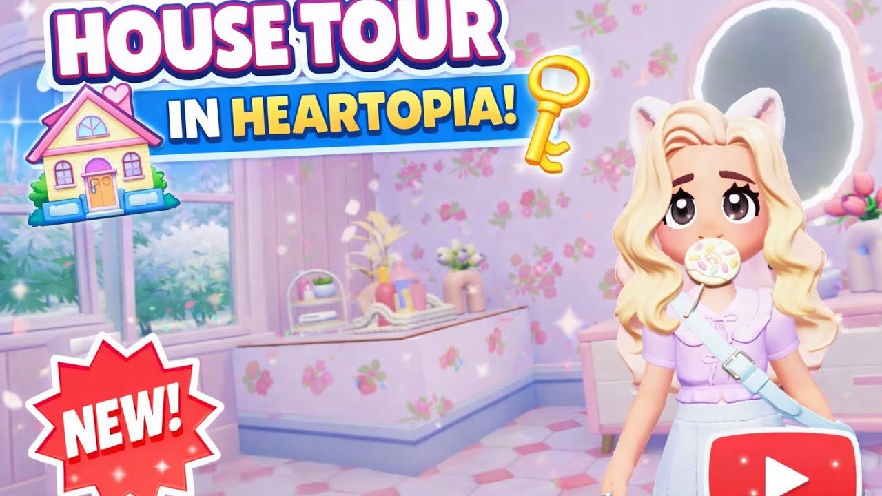 Heartopia house tour! Cozy cottage - YouTube