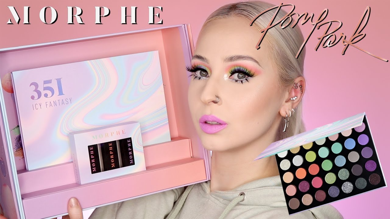 MORPHE x PONYSMAKEUP 35I Icy Fantasy Palette - YouTube
