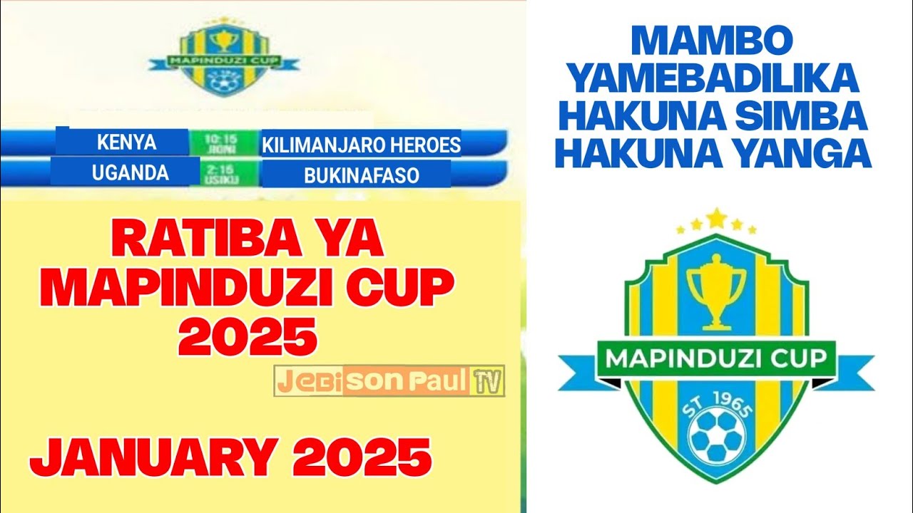 RATIBA YA MAPINDUZI CUP 2025 || ZANZIBAR, TANZANIA, KENYA, UGANDA ...
