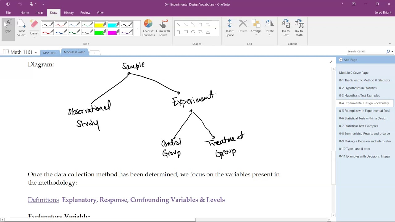 0-4 Experimental Design Vocabulary - YouTube