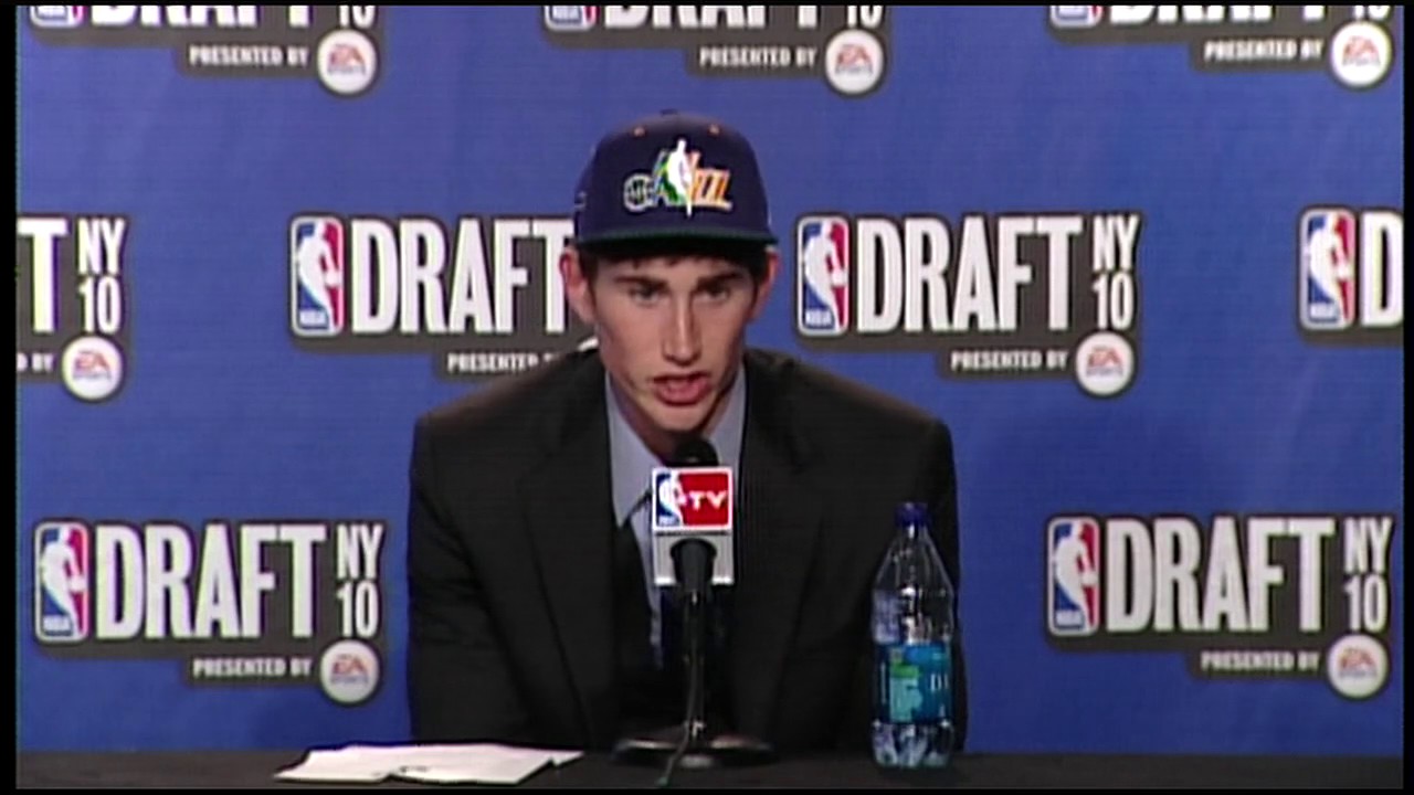 Draft Memories: Gordon Hayward - YouTube