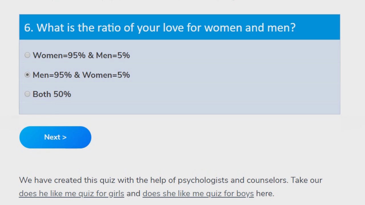 Taking The Official Gay Test - YouTube