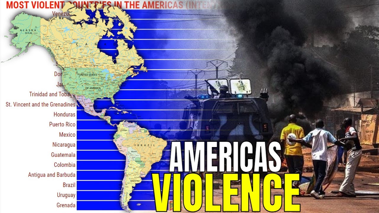 The Most Violent Countries in the Americas - YouTube