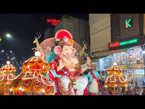 Ganpati Visarjan Nagpur at Mahal Cha Raja💥|| #ganpati # ...