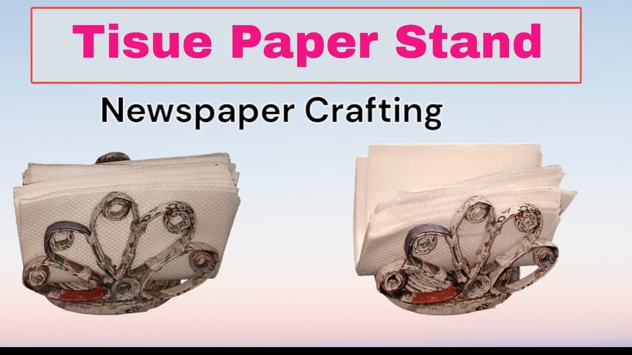 Diy Tissue Paper Stand || How To Make Tissue Paper Stand? || MT Art And ...