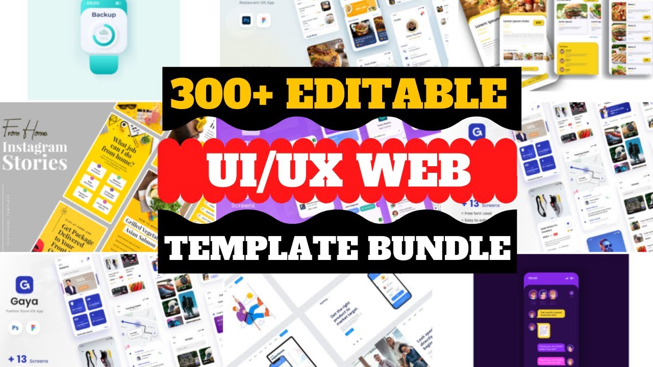 300+ Best premium Web UI Kits and Templates Resource for Your - YouTube