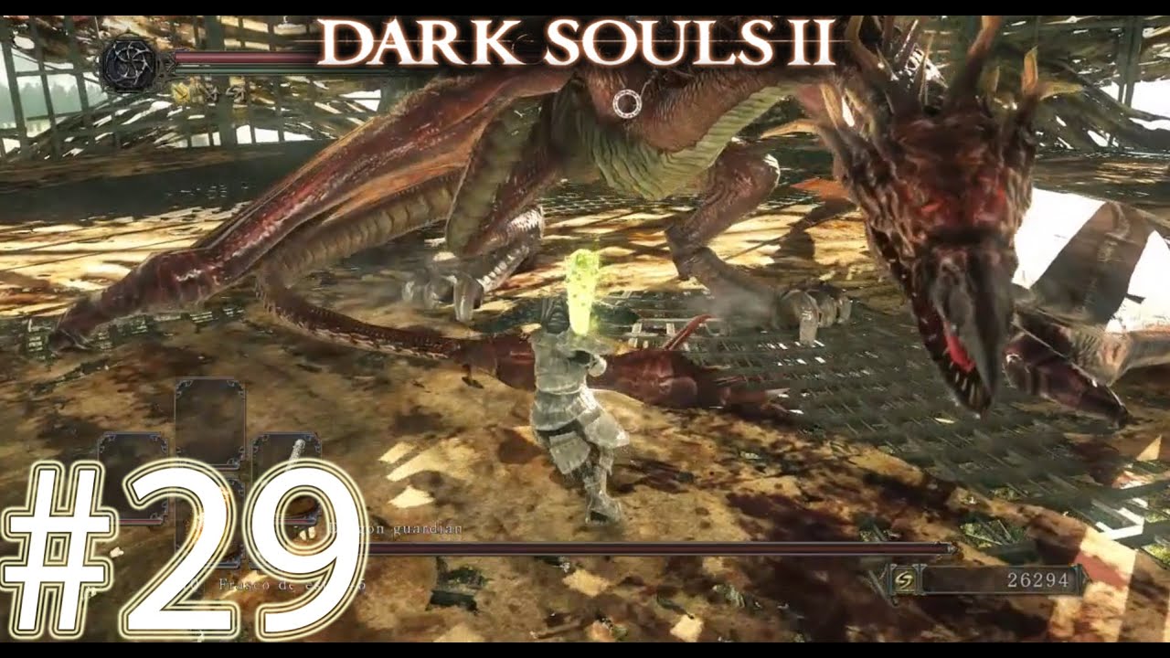 Dark Souls II: SOTFS | Parte 29 - Torreón de Aldia, Boss: Dragón ...