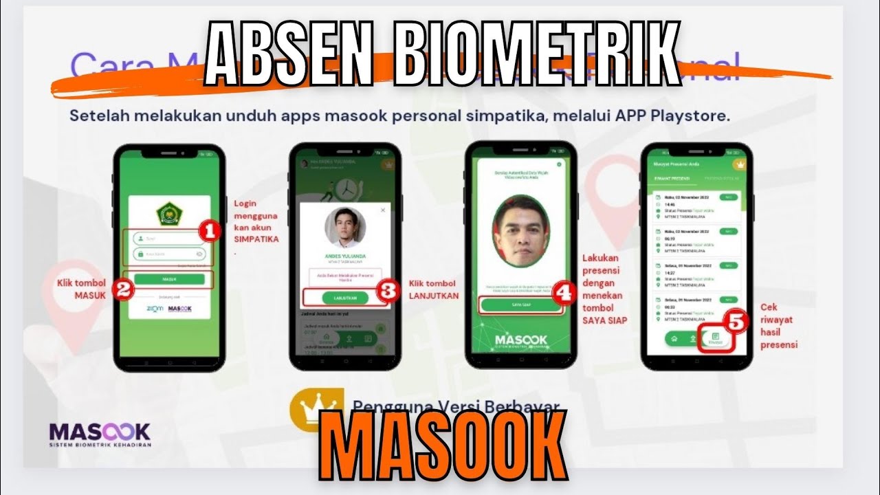 ABSENSI BIOMETRIK MASOOK - YouTube